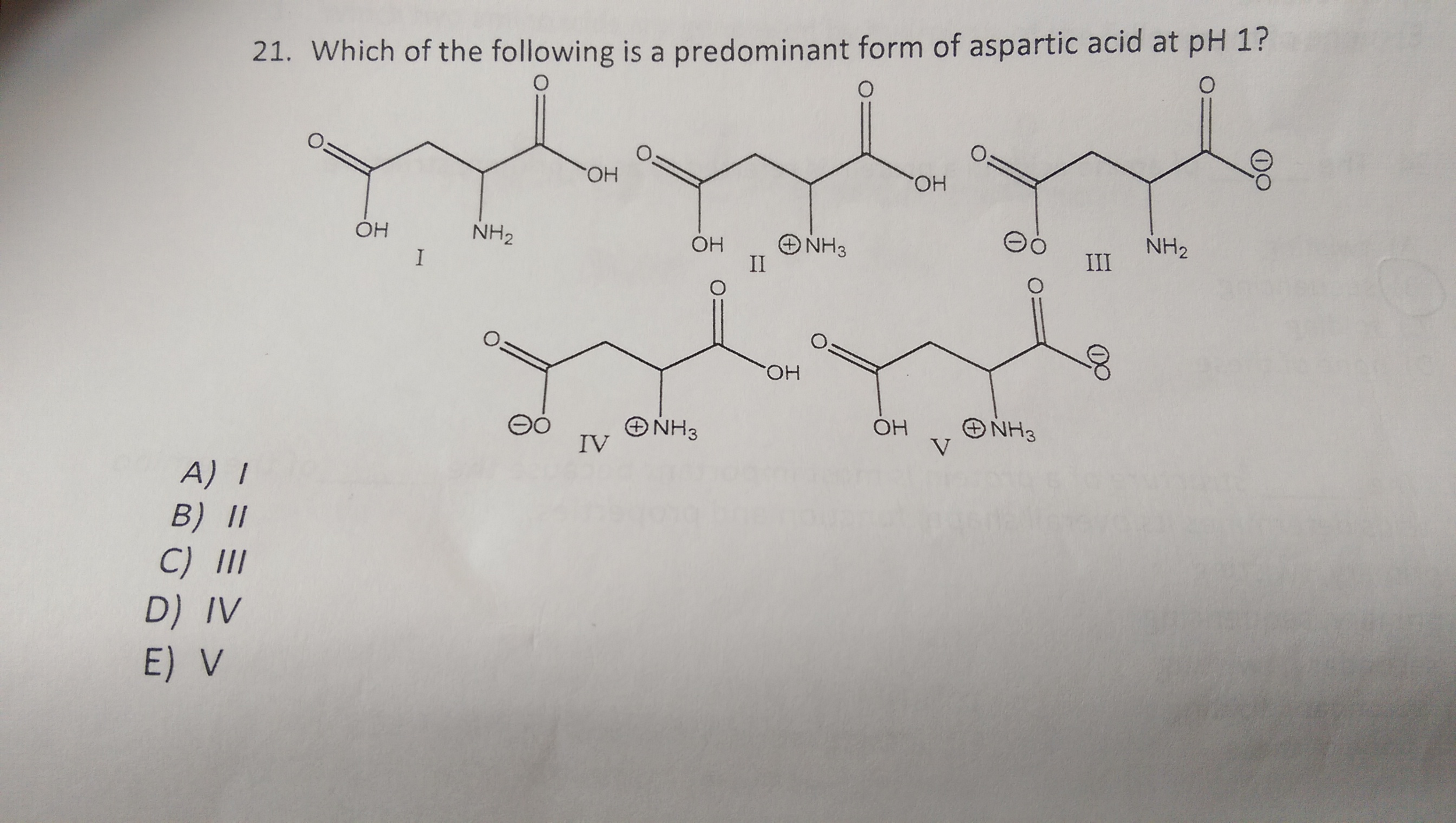 Solved Which of the following is the predominant form of | Chegg.com
