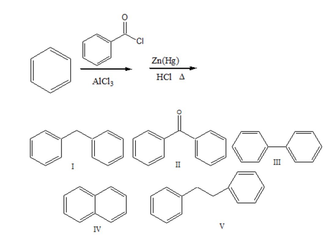 Solved AlCl3 CI Zn (Hg HC1 A | Chegg.com
