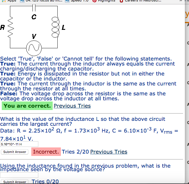 Solved Select 'True False' or 'Cannot tell' for the | Chegg.com