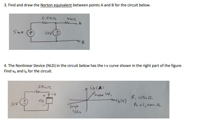 Solved 1. Find VAB in the figure below using the method of | Chegg.com