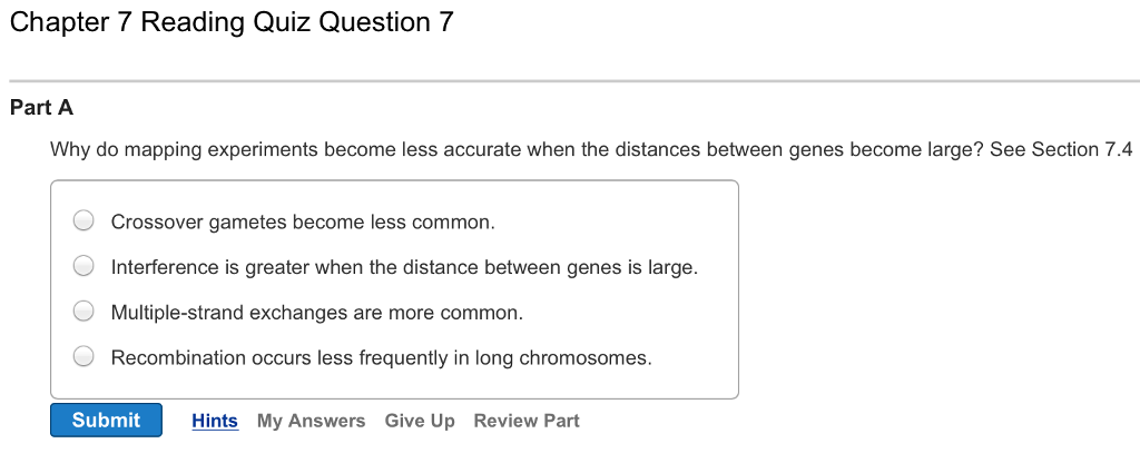 Solved Why do mapping experiments become less accurate when | Chegg.com