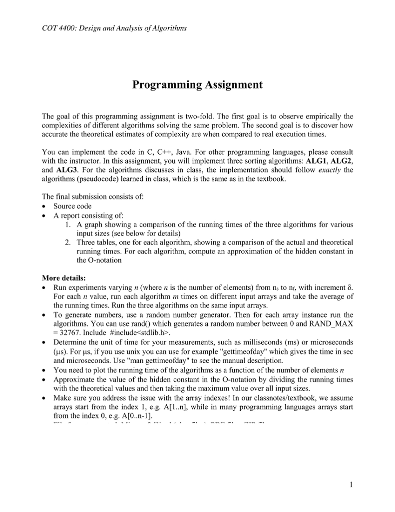 Hello can anyone here implement what is asked in | Chegg.com