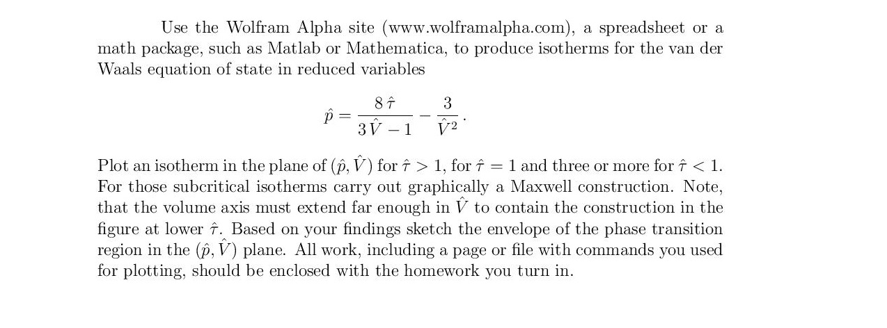 Solved Use the Wolfram Alpha site (www.wolframalpha.com), a | Chegg.com