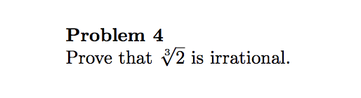 Solved Problem 4 Prove that 2 is irrational | Chegg.com