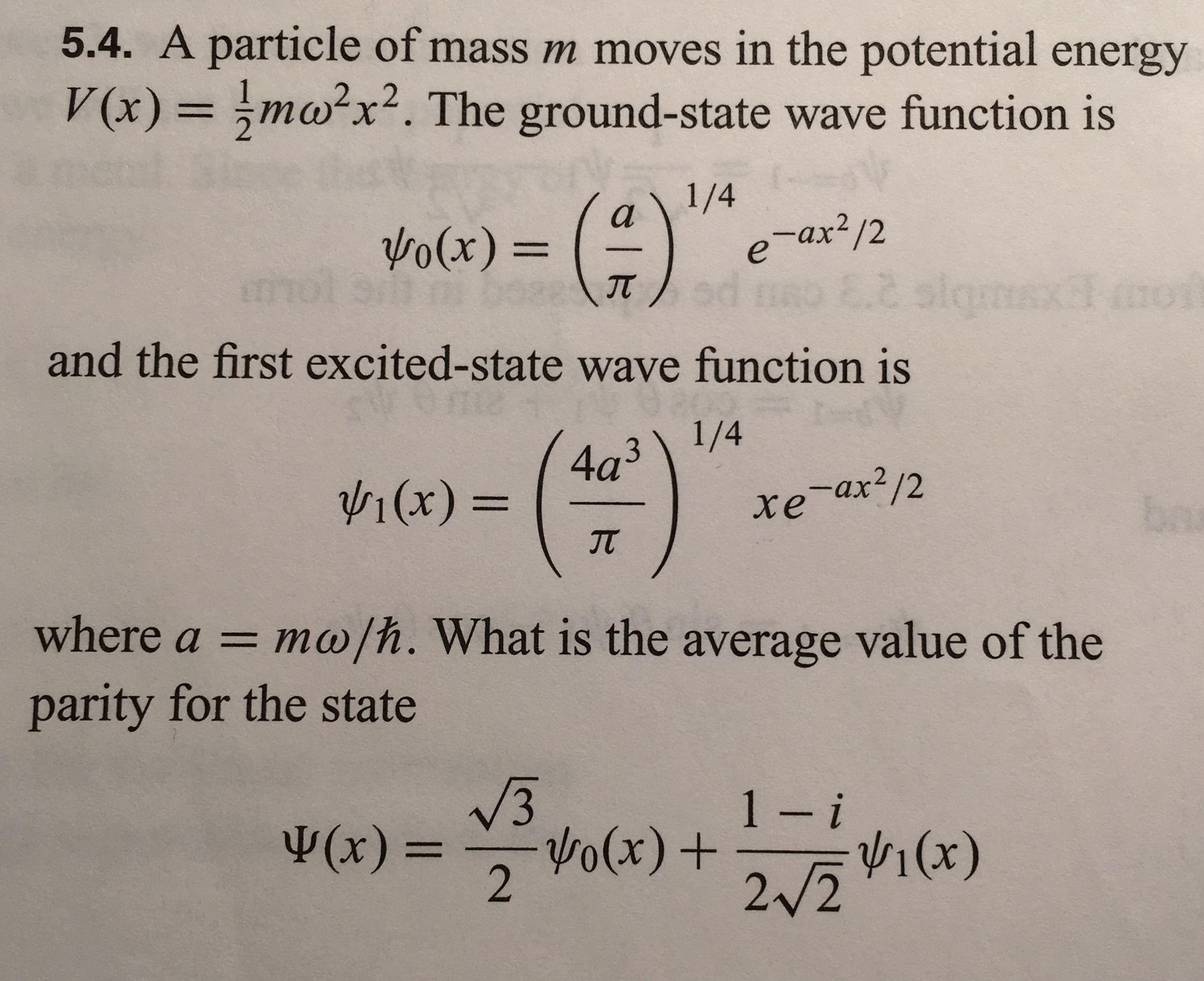Solved A particle of mass m moves in the potential energy | Chegg.com