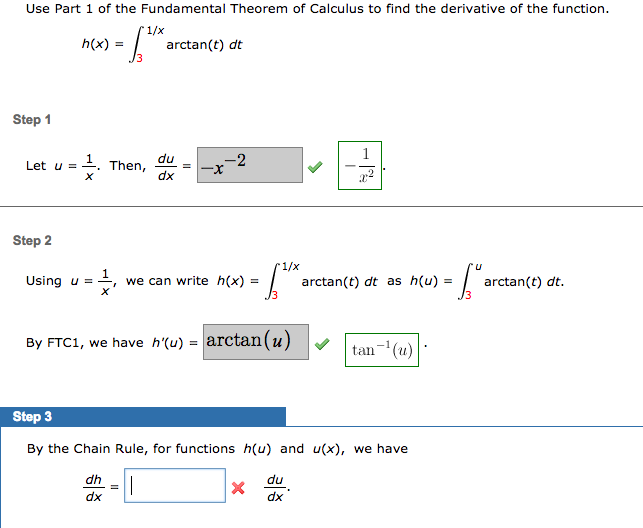Solved Use Part 1 of the Fundamental Theorem of Calculus to | Chegg.com