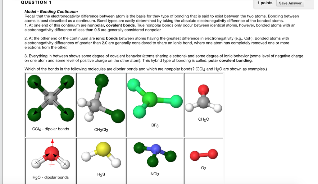 Solved QUESTION 1 1 points Save Answer Model - Bonding | Chegg.com