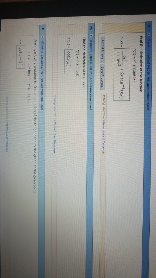 Solved Find the derivative of the function. h(x) x2 | Chegg.com