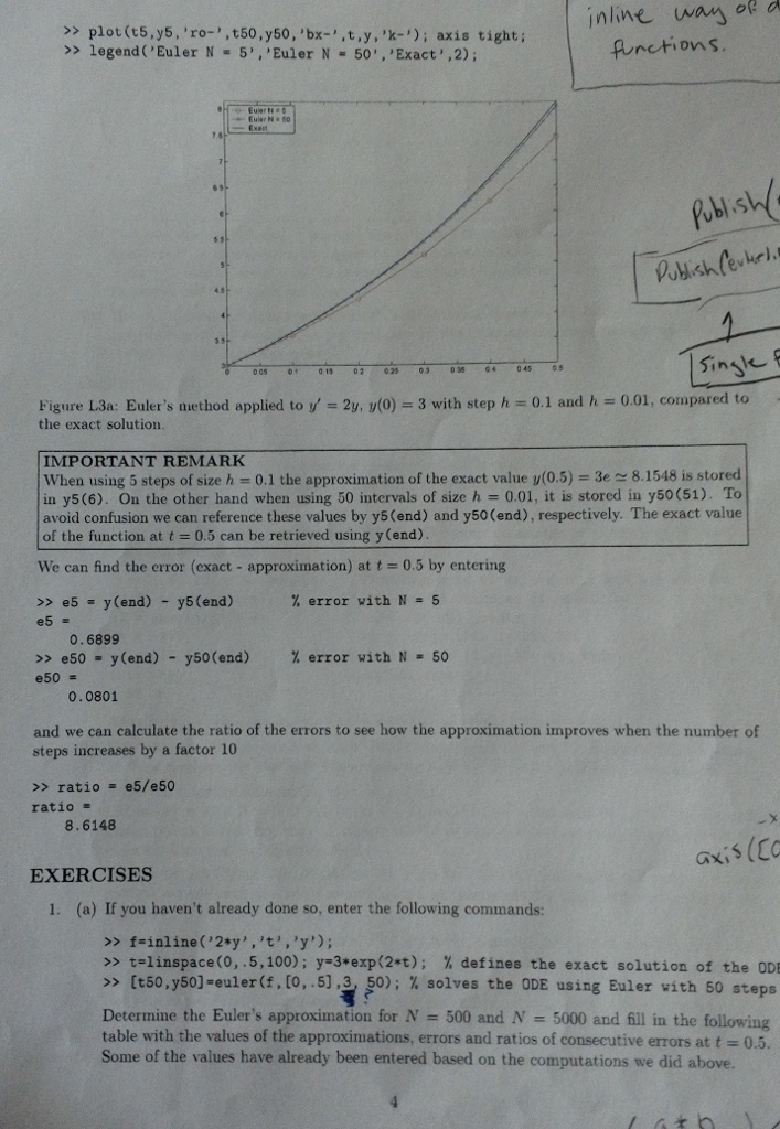 Solved Need To Do Problem 1 A C In Mat Lab The Objective Is