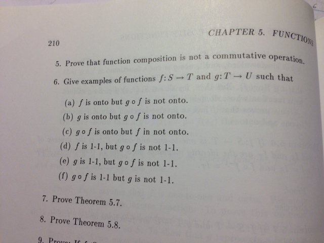 Solved Prove that function composition is not a commutative | Chegg.com