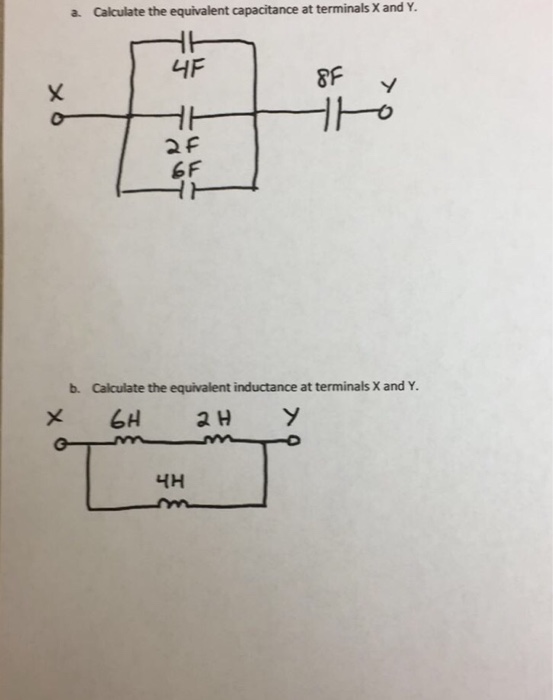 Solved Calculate the equivalent capacitance at terminals X | Chegg.com