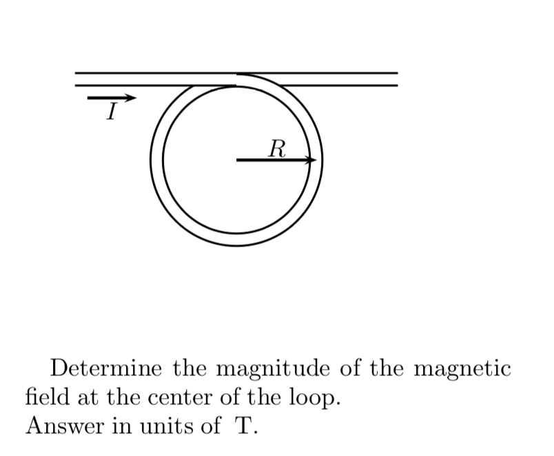 Solved A conductor consists of a circular loop of radius | Chegg.com