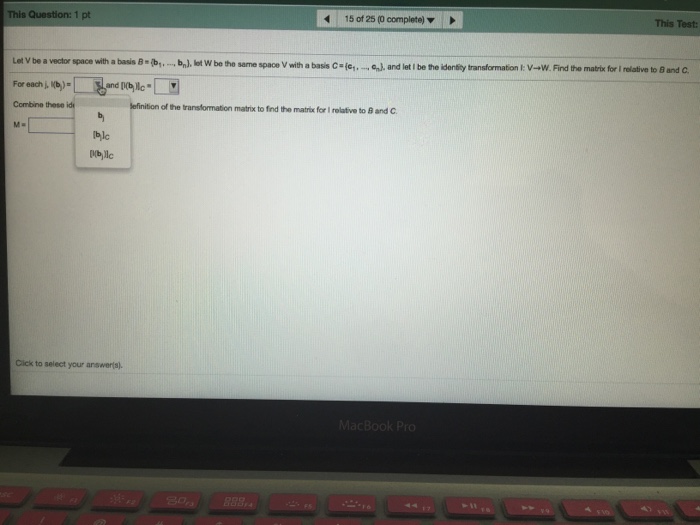 Solved This Question: 1 pt 15of25(0complete) This Test: | Chegg.com