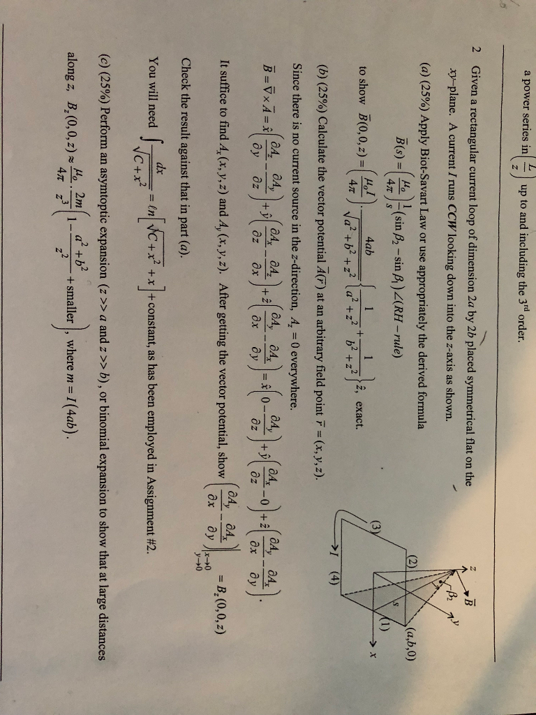 Solved a power s eries in up to and including the 3'd order. | Chegg.com