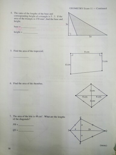 Solved The ration of the lengths of the base and | Chegg.com