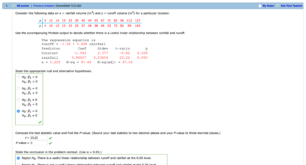 Solved 1. 4/6 points | Previous Answers DevoreStat9 12.E.032 | Chegg.com