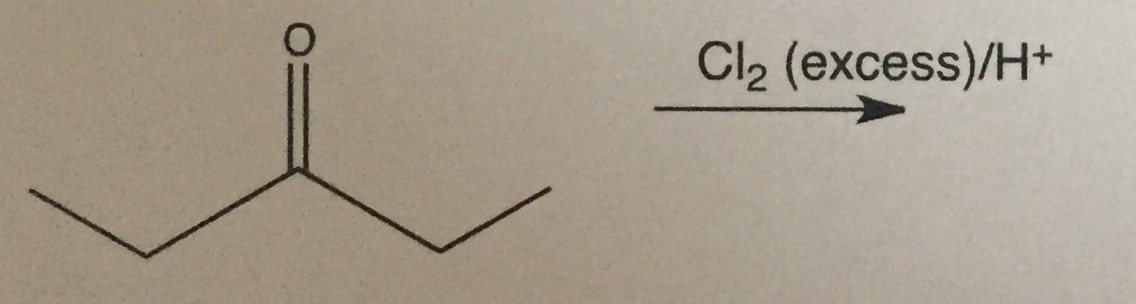 Solved Cl2 (excess)/H+ | Chegg.com
