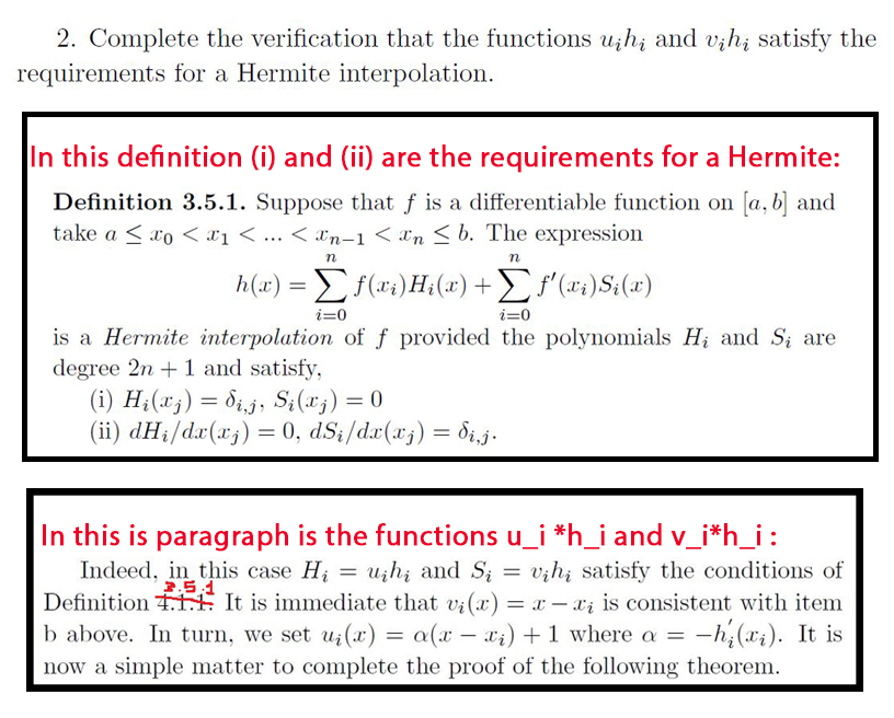 Hint for 2: You have to show that Hi = ui*hi and | Chegg.com