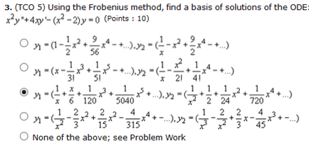 Solved Using the Frobenius method, find a basis of solutions | Chegg.com
