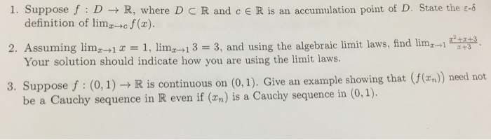 Solved Suppose f: D rightarrow R, where D R and c R is an | Chegg.com