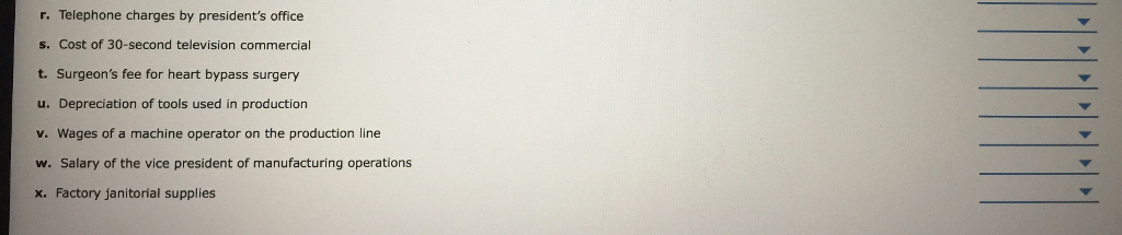 Solved Classify each of the following costs as product costs | Chegg.com