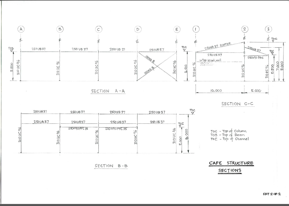 4. Detail the base plate for a typical column to a | Chegg.com