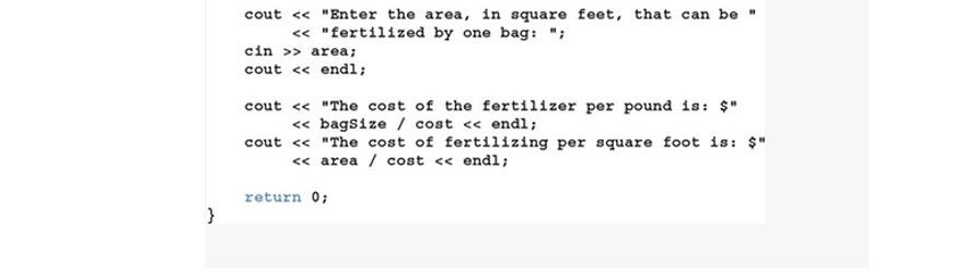 Solved 3-9c Programming Exercises 1. Consider the following | Chegg.com