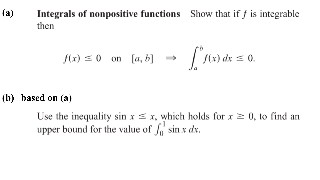Solved Integrals of nonpositive functions then Show that iff | Chegg.com