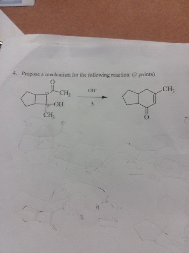 Solved 4. Propose a mechanism for the following reaction. (2 | Chegg.com