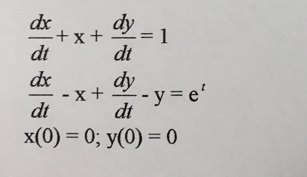 Solved Use Laplace transforms and inverse Laplace transforms | Chegg.com Solved Use Laplace transforms and inverse Laplace transforms | Chegg.com