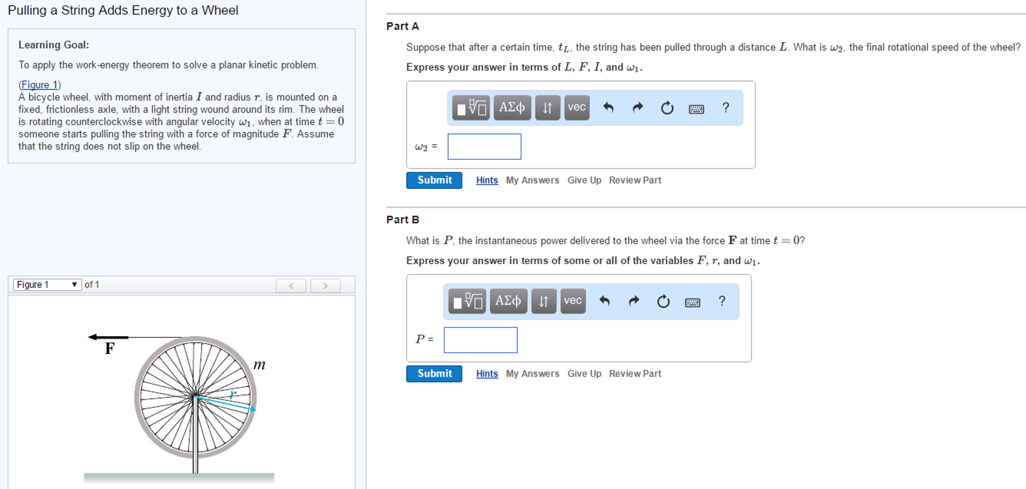 Solved To apply the work-energy theorem to solve a planar | Chegg.com