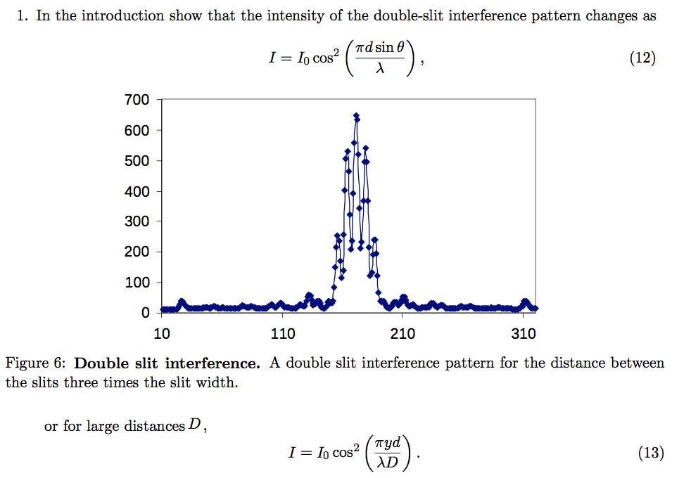 Solved In the introduction show that the intensity of the | Chegg.com