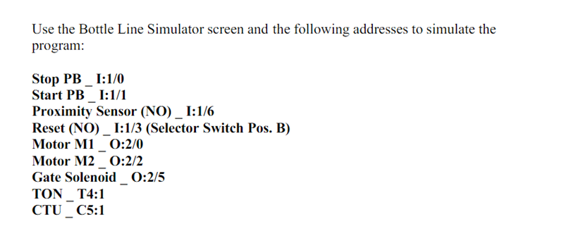 Solved 8 23 Write A Documented Plc Program To Implement The 