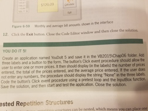 Solved as 67 120.09 calculate Figure 6-59 Monthly and | Chegg.com