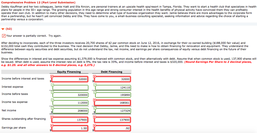Solved Comprehensive Problem 12 (Part Level Submission) | Chegg.com