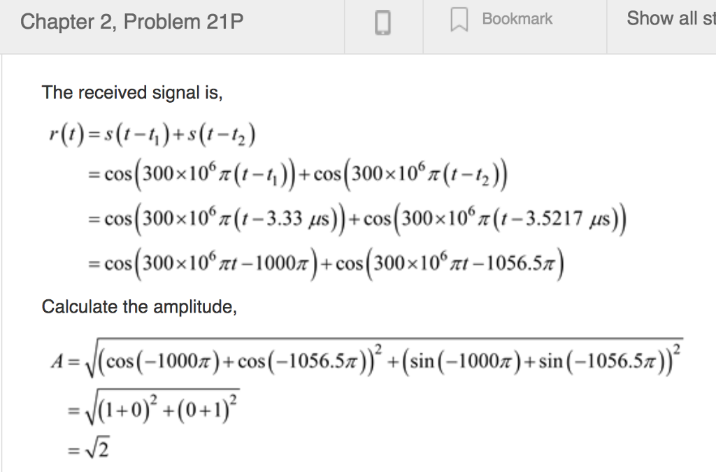 Solved Chapter 2, Problem 21P Bookmark Show all st The | Chegg.com