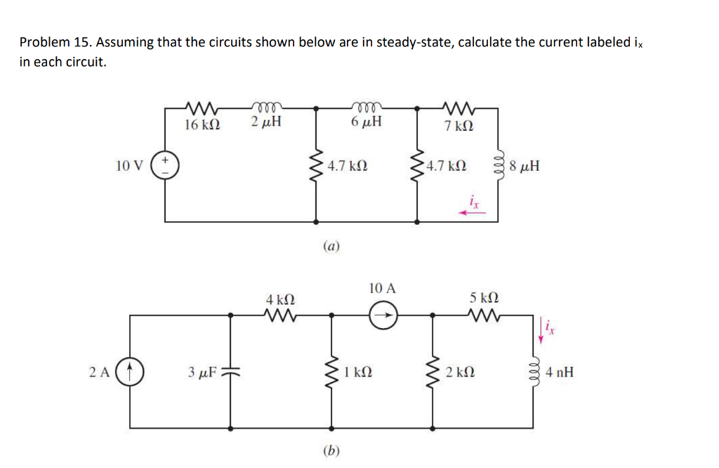 Solved Problem 15. Assuming that the circuits shown below | Chegg.com