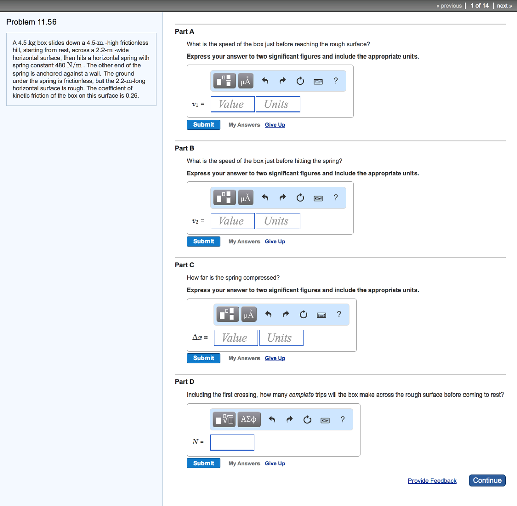 Solved « previous | 1 of 14 | next » Problem 11.56 Part A A | Chegg.com