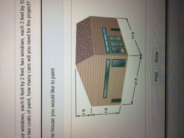 Solved You are planning to paint a house. a. How many | Chegg.com