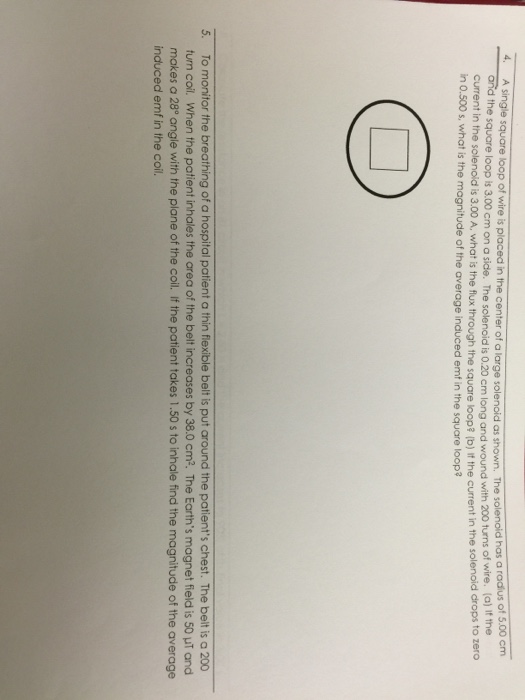 Solved A single square loop of wire is placed in the center | Chegg.com