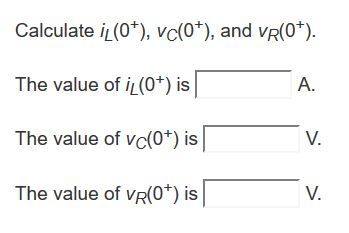 Solved In the circuit given below, R = 50 ?, V = 20 V, and L | Chegg.com