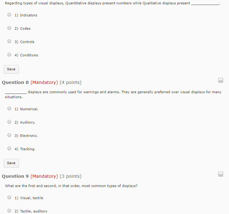 Solved Regarding types of visual displays, Quantitative | Chegg.com