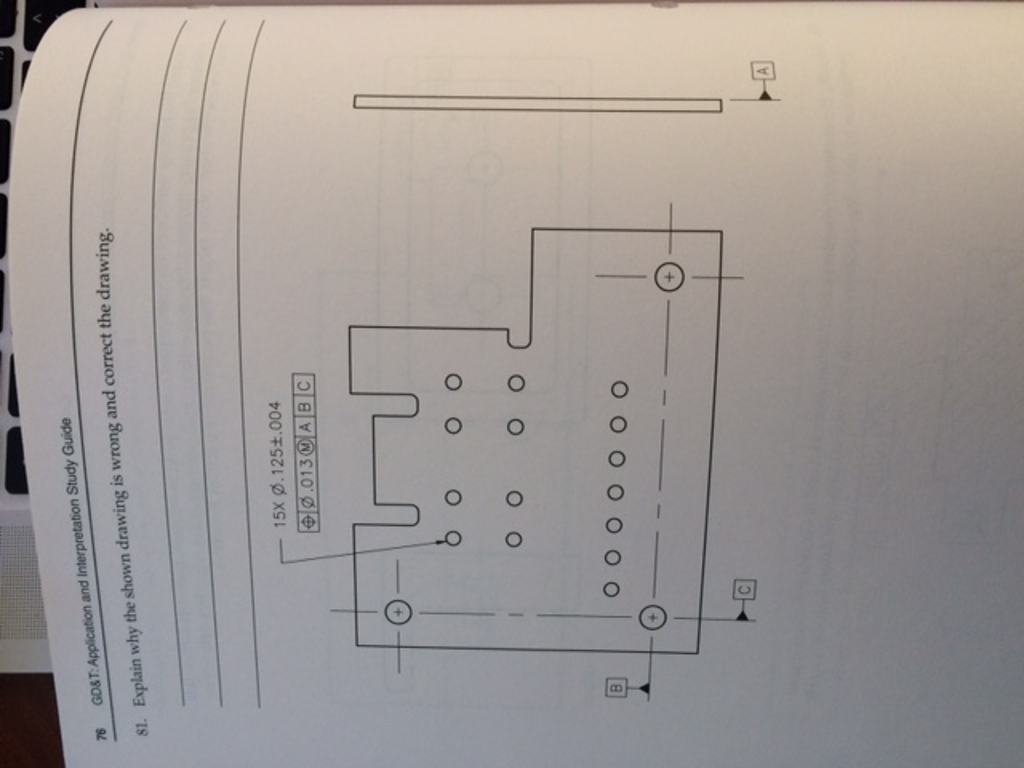 Explain why the shown drawing is wrong and correct | Chegg.com