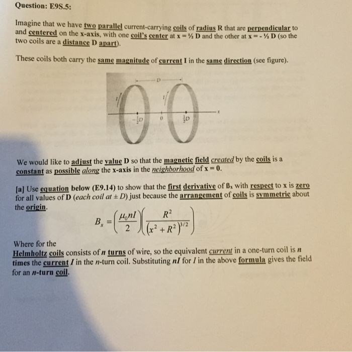 Solved Imagine that we have two parallel current carrying | Chegg.com