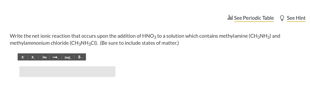 Solved Write the net ionic reaction that occurs upon the | Chegg.com