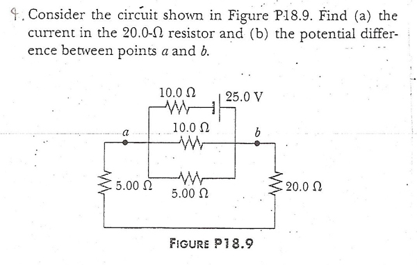 Consider the circuit shown in Figure P18.9. Find (a) | Chegg.com