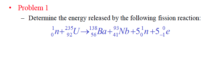 Solved Determine the energy released by the following | Chegg.com