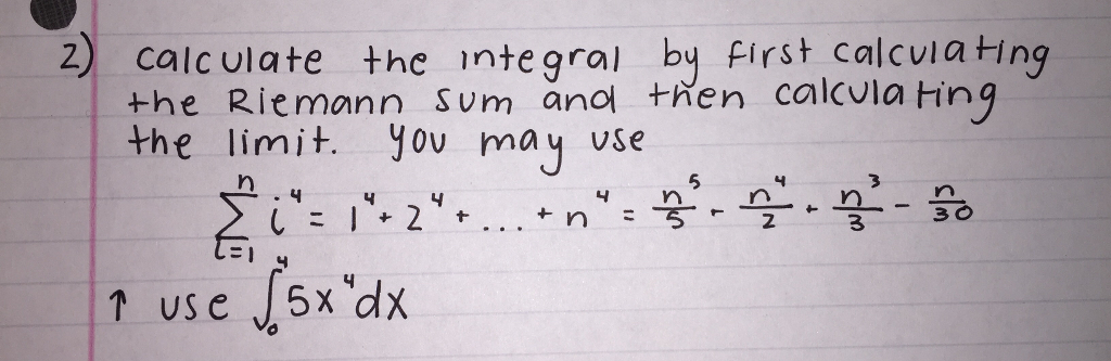 Solved Calculate the integral by first calculating the | Chegg.com