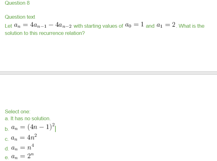 Solved Question 10 Question text Let f(n) = n + 2 with f : N | Chegg.com Solved Question 10 Question text Let f(n) = n + 2 with f : N | Chegg.com