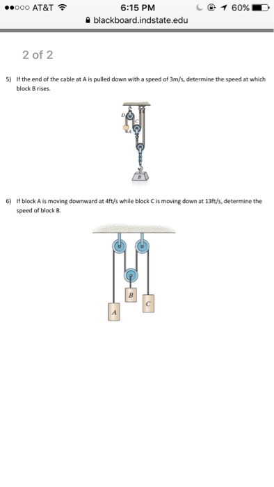 Solved If the end of the cable at A is pulled down with a | Chegg.com